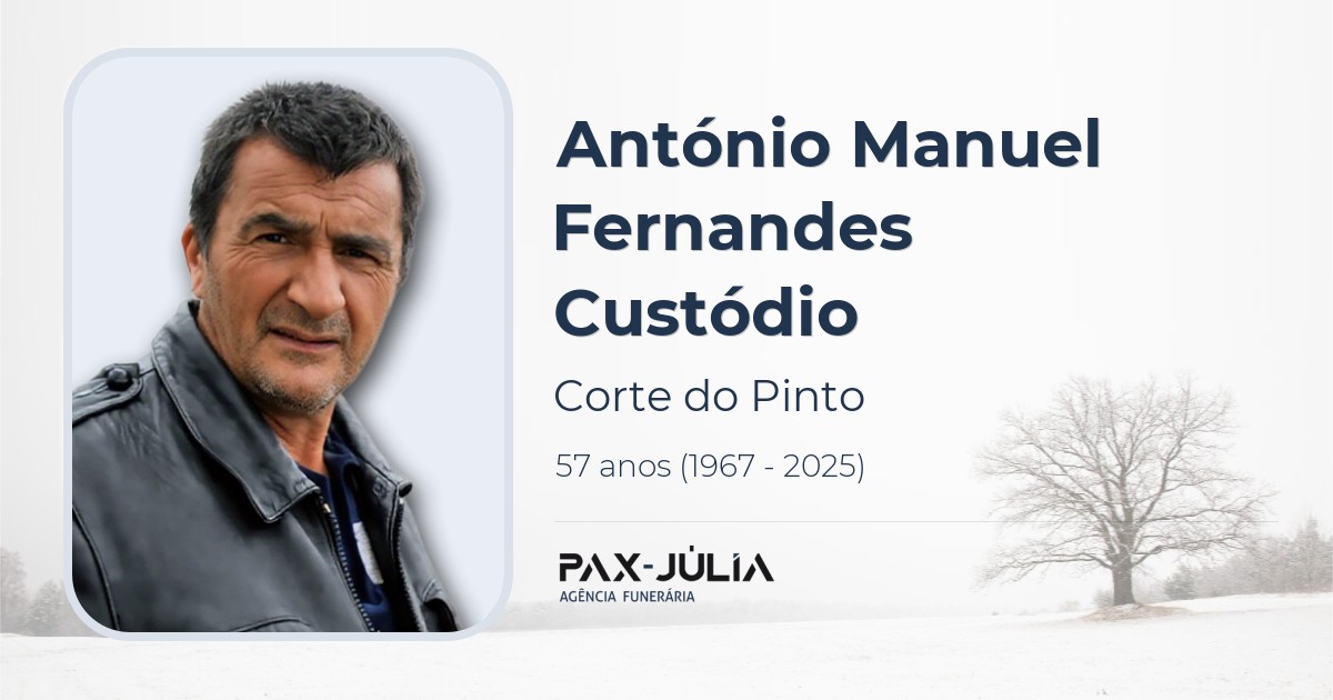 Agência Funerária Pax-Júlia em Beja - Memorial - António Manuel ...